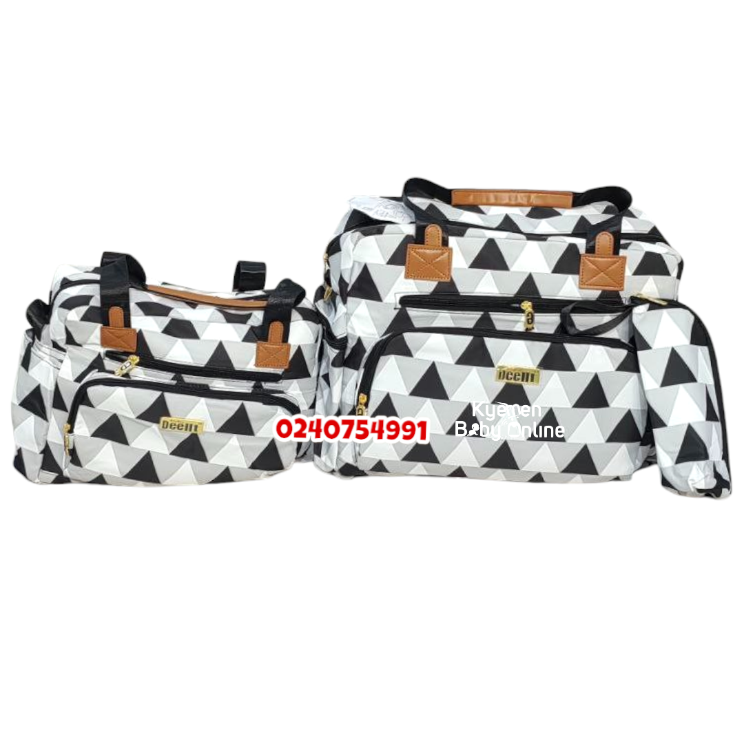 Diaper Bag (Deellt 3 in 1) Triangle > Kyemen Baby Online